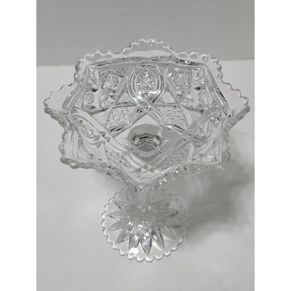 Unmarked | Dining | Eapg Bryce Higbee Pedestal Compote New Martinsville ...